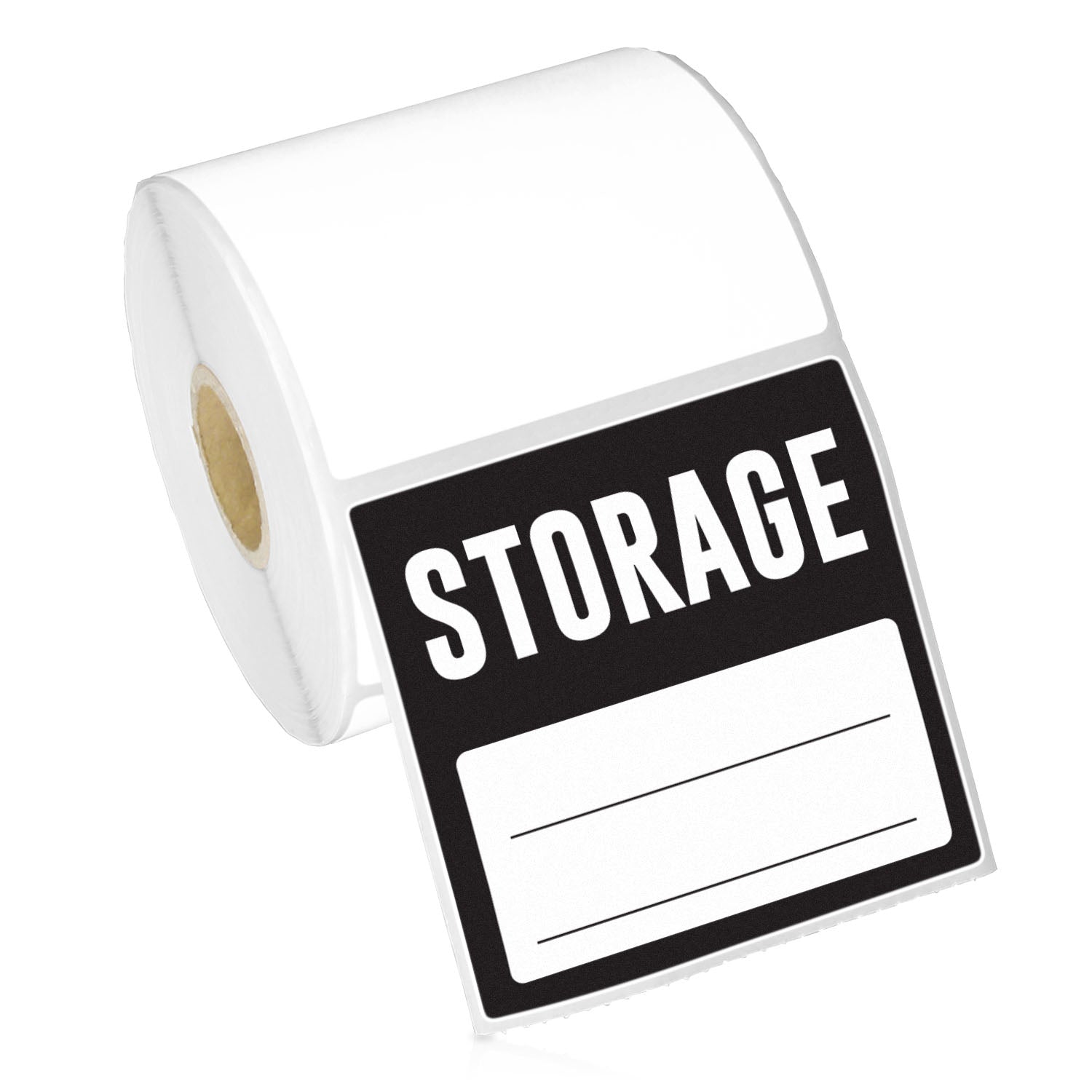 3 x 3 inch | Blank Direct Thermal Labels (1 inch Core) – OfficeSmartLabels