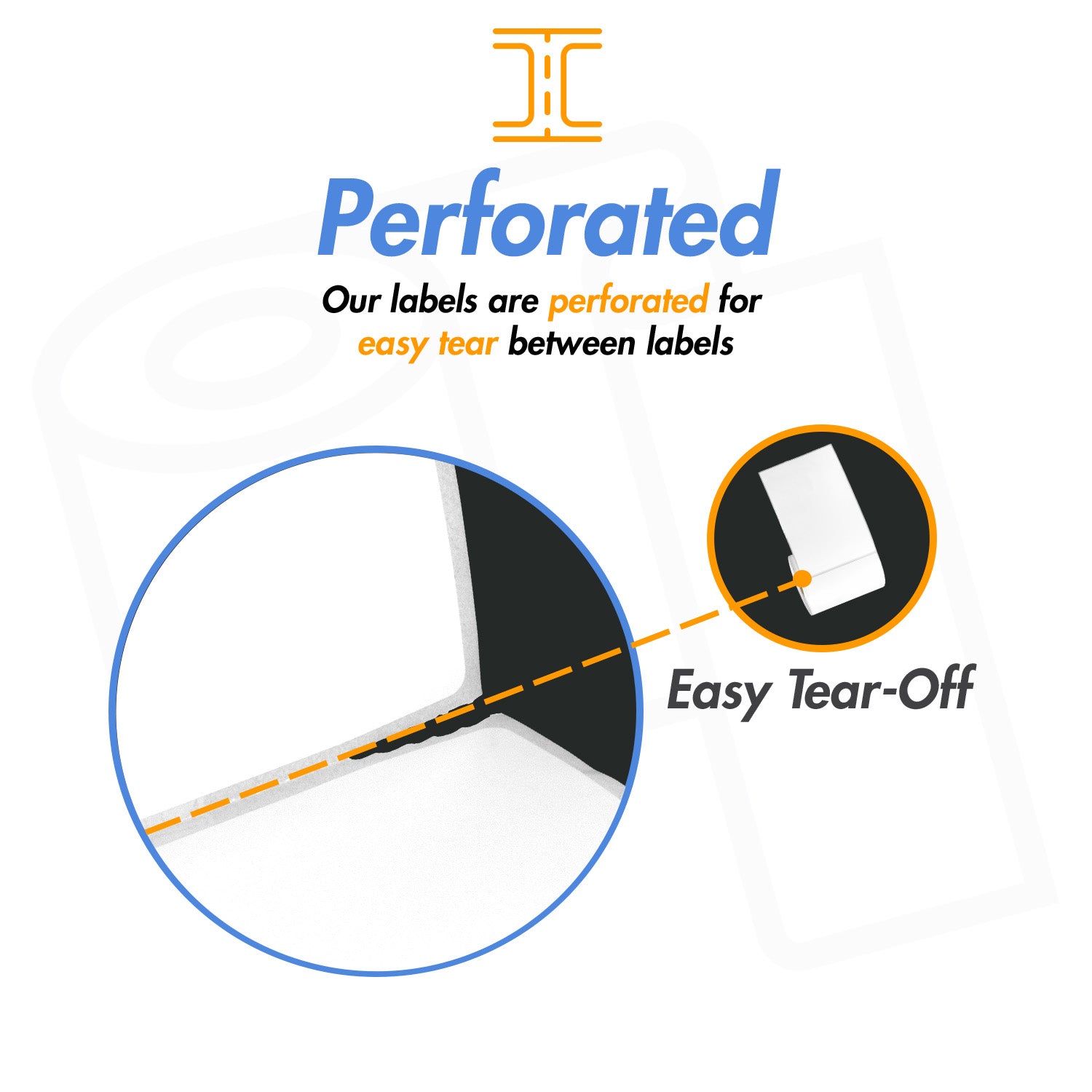 1.5 x 1 inch | Blank Direct Thermal Labels (3 inch Core ...