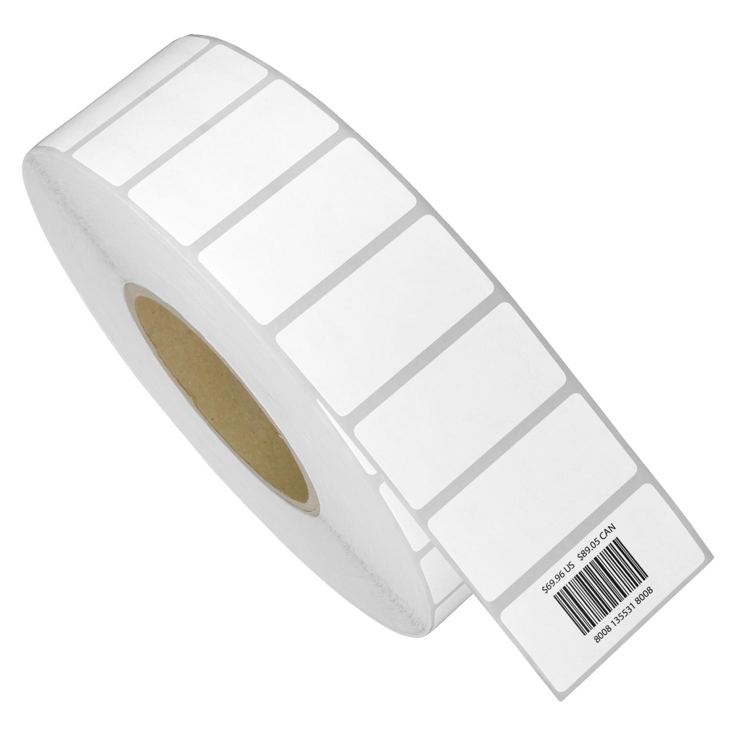 2 x 1 inch | Blank Direct Thermal Labels (3 inch Core) – OfficeSmartLabels