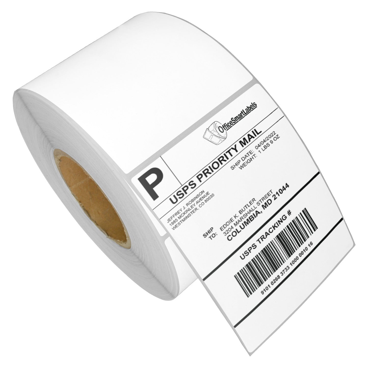 4 x 5 inch | Direct Thermal Labels (3 inch Core) – OfficeSmartLabels